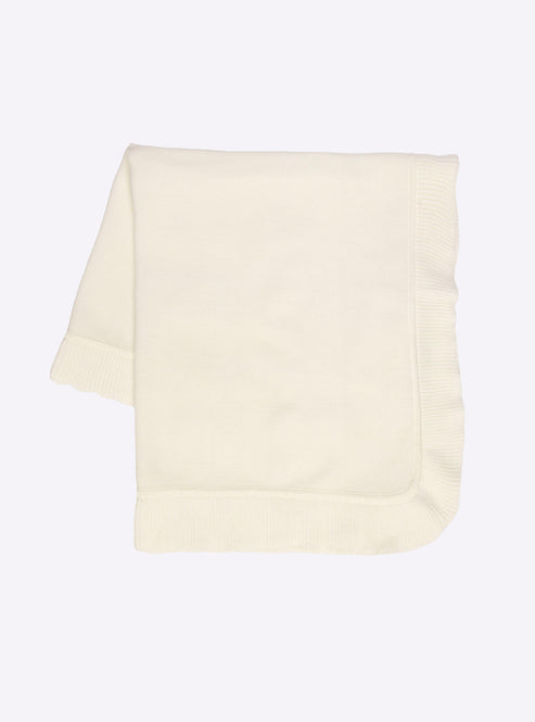 grande couverture bébé volantée milk | Molli