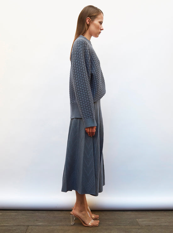 pull loose maille entrelacée acier | Molli