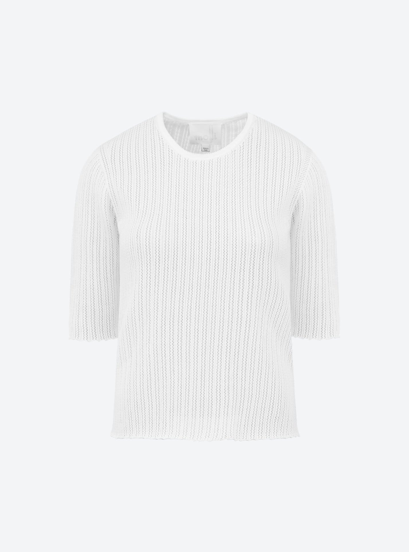 top fin maille pointelle milk | Molli