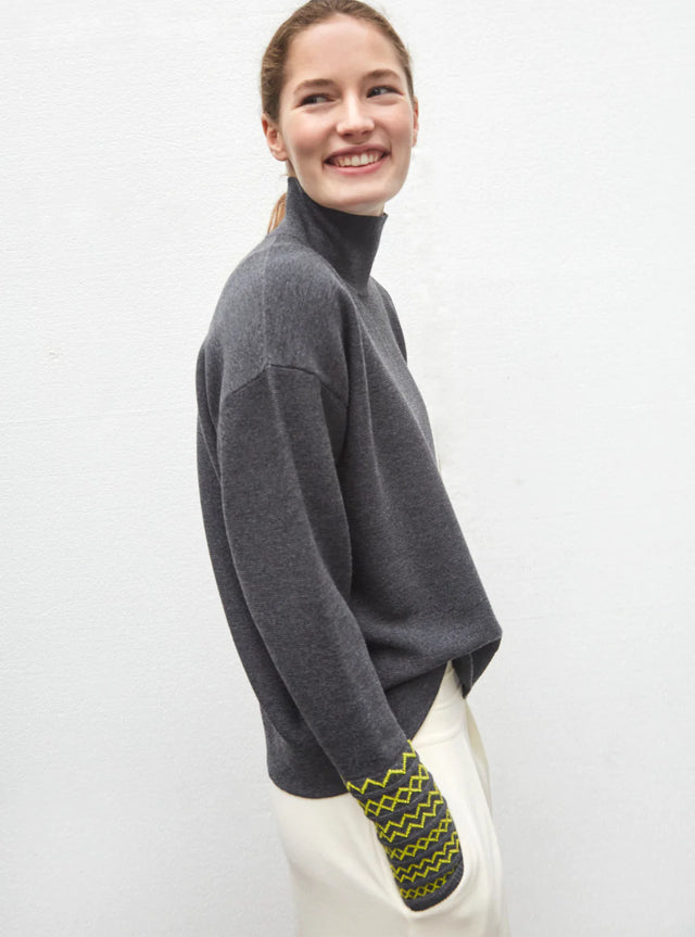 Molli skirt in openworked wicker knit natural | Molli